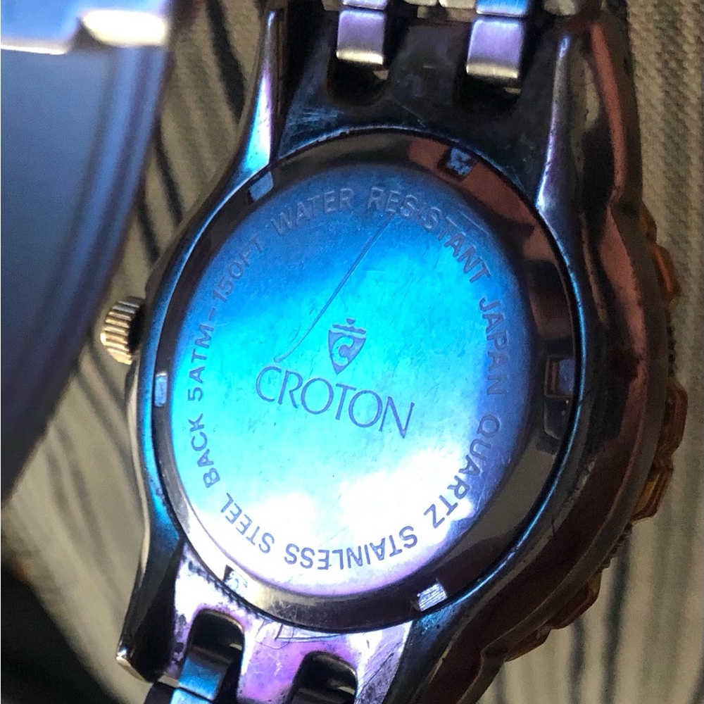 Men’s Croton Watch Brand New Battery - Gem